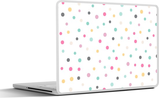 Laptop sticker - 14 inch - Confetti - Pastel - Patronen - 32x5x23x5cm ...
