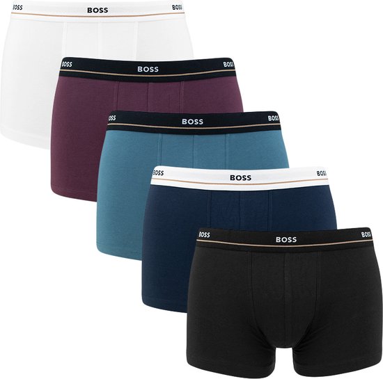 HUGO BOSS Essential trunks (5-pack) - heren boxers kort - multicolor ...