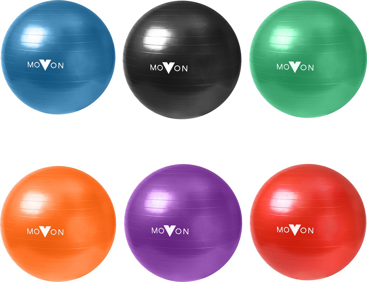 Anti Burst Gymbal / Yogabal, Ergonomische Zit-/ Balansbal, Extra ...