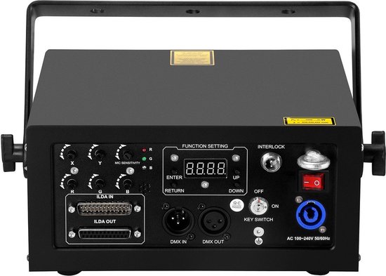 BeamZ Phantom 3000 Pure Diode analoog 3W (3000mW) RGB Laser | bol.com