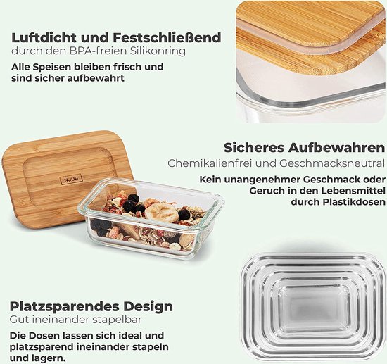 Voorraaddozen set – keukenopslag dozen – rijst suiker pasta opslag ...