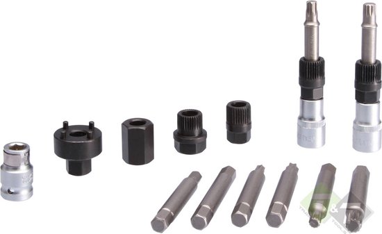 Dynamo montage set -13 delig - Dynamo gereedschapsset - Vrijloop poelie ...