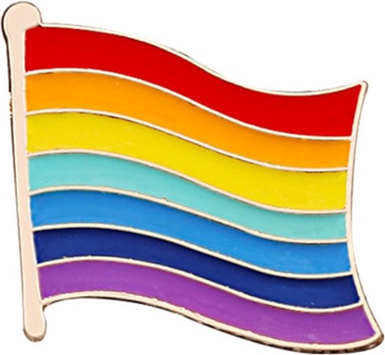 Pride Vlag Broche - Regenboog Vlag Broche | bol