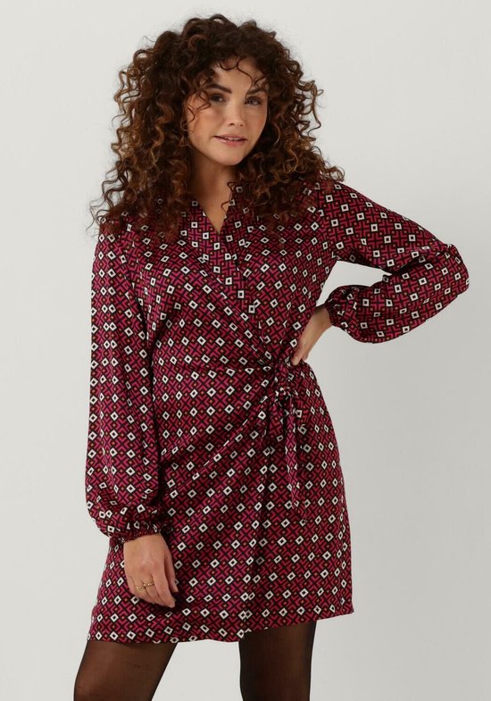 Liu Jo Abito Ts. Nav Chiffon Stam Jurken Dames - Rok - Jurk - Bordeaux ...