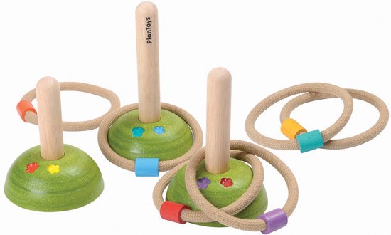 PlanToys Houten Speelgoed Weide ringwerpen | Games | bol