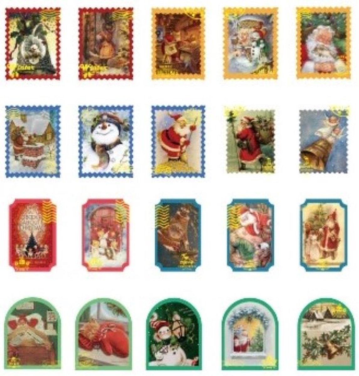 Kerststickers - 40 stuks - Wish List 2 - Christmas sticker - Leuk voor ...
