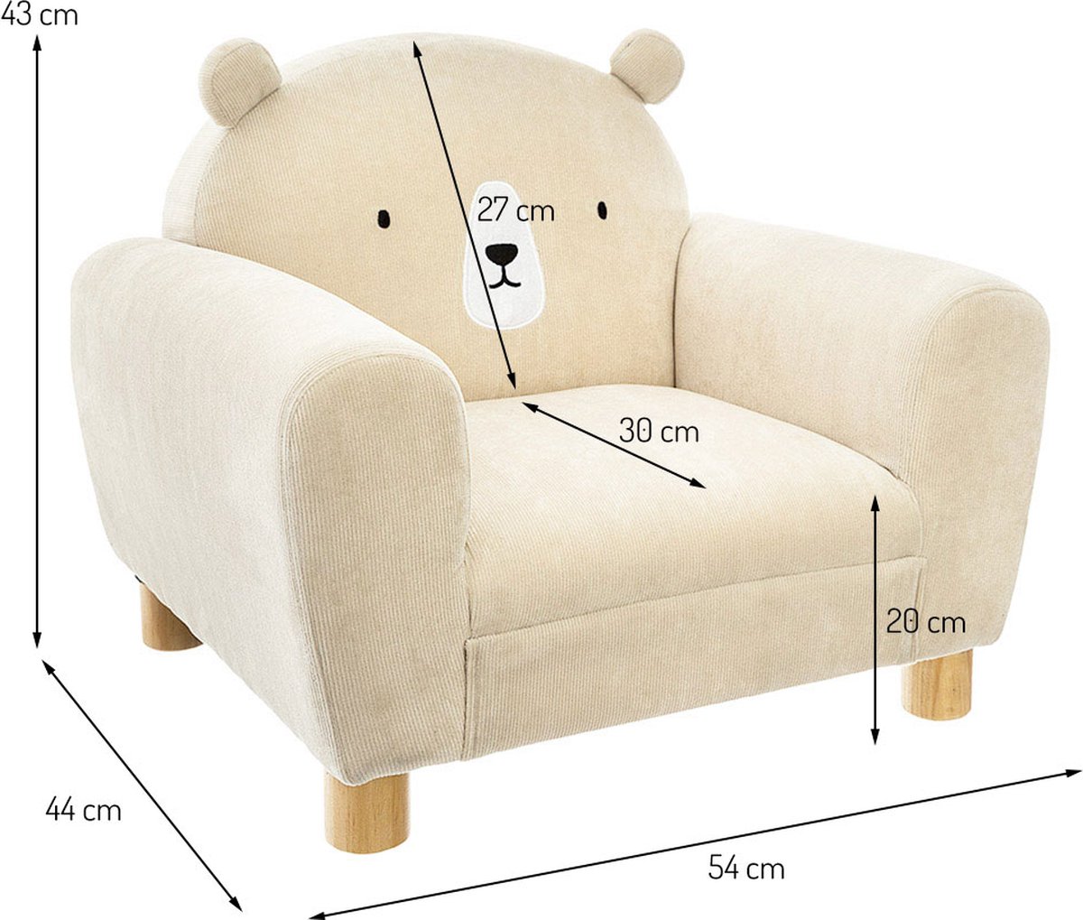 Eazy Living Kinderzetel Ours | bol.com