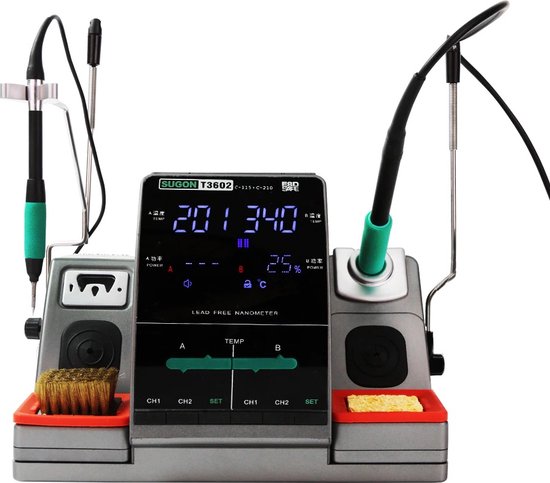 SONTRIX Soldeerstation - Max. Temperatuur 480° - 240W - Soldeerbout ...