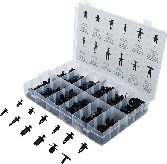 BGS Assortiment kunststof spreidclips voor Mazda, Honda, Ford, Nissan ...