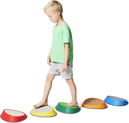 JoxxBrugge Tactiele rivierstenen spelset Gonge | Games | bol.com