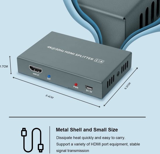 HDMI Splitter - HDMI Switch | bol