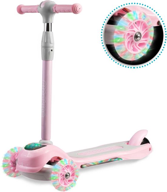 Step 3 wielen - meisje - met LED wielen - roze | bol.com