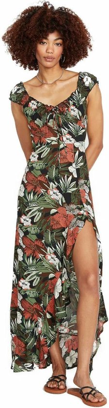 Volcom Coco Ho Maxi Jurk - Black Combo | bol.com