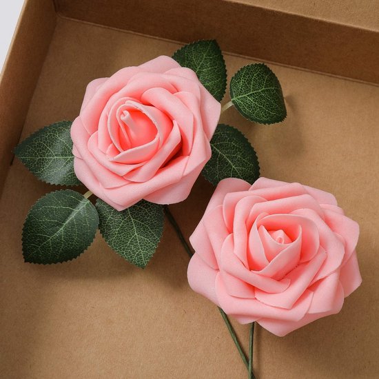 Roses artificielles, fleurs, roses en mousse, roses en mousse, fleurs ...