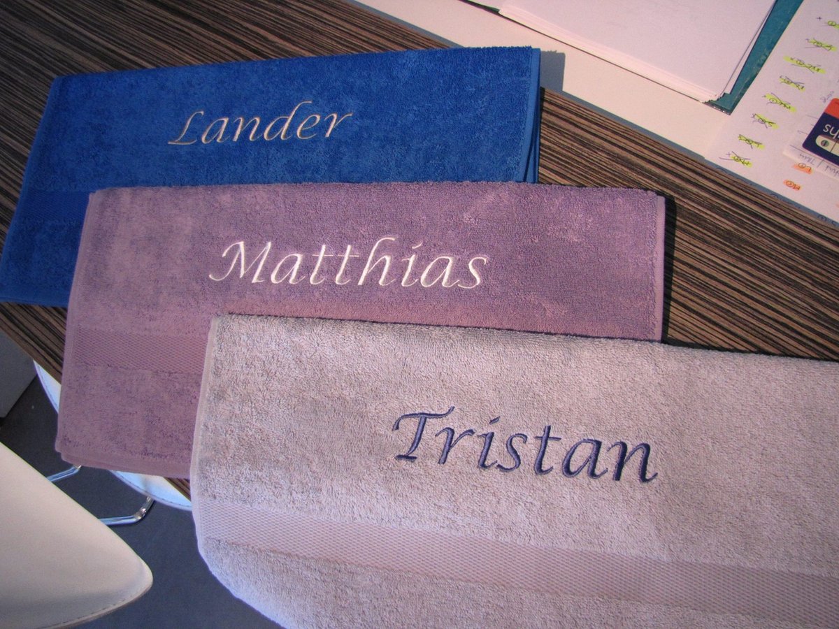 Gepersonaliseerde handdoek | Funnies Handdoek kleur naar keuze ...
