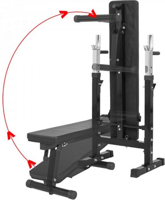 Gorilla Sports Halterbank + 70 kg Halterset - Gripper Kunststof | bol.com