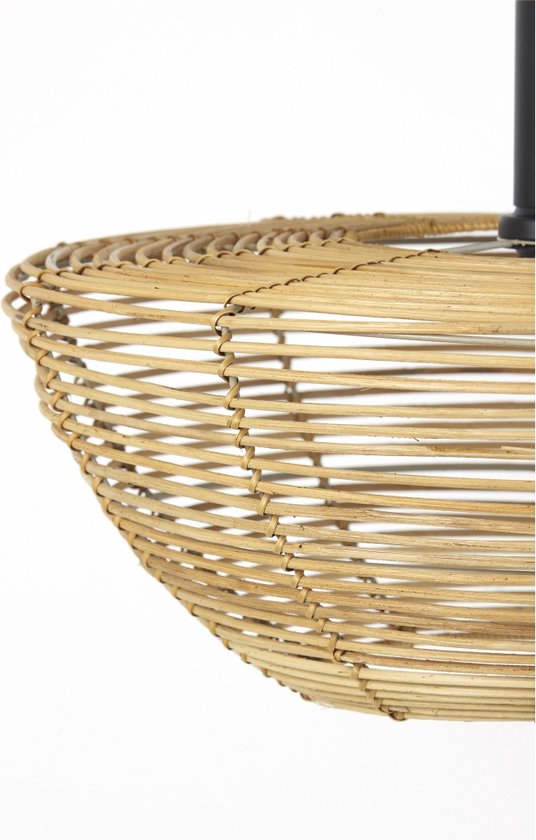 Light & Living - Hanglamp Milan Naturel - Rotan Naturel - 20x50x50cm ...