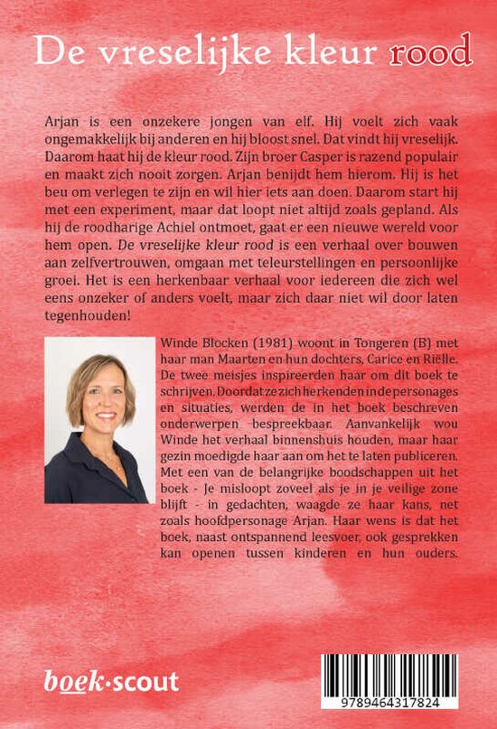 De vreselijke kleur rood, Winde Bostyn-Blocken | 9789464317824 | Boeken ...