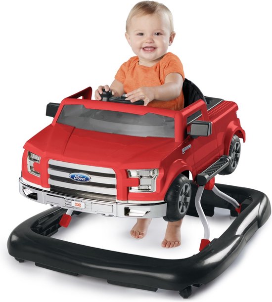Bright Starts Ford F-150 Rapid Rood 3-in-1 Loopstoel en Loopwagen ...