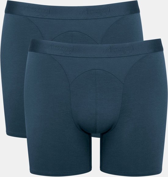 Sloggi 2-pack boxershort heren Ever soft - XL - Blauw | bol.com