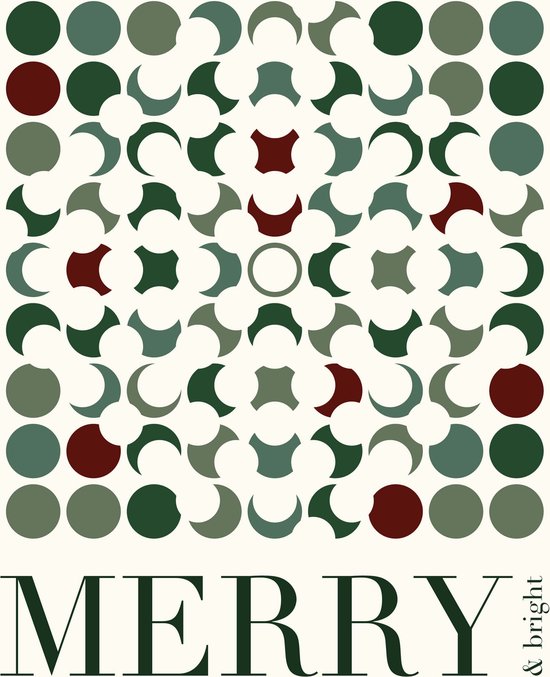 Poster Merry/Bright | bol