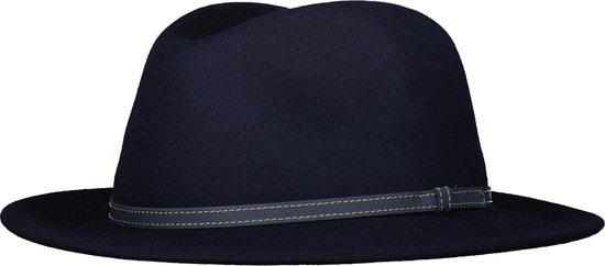 Bisenzio Hoed - Blauw - 58 | bol.com