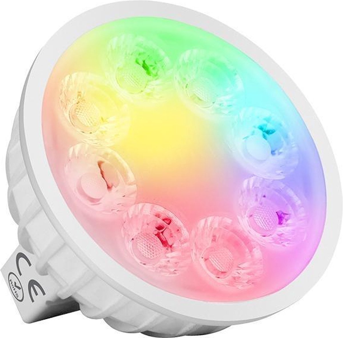Mi-Light Mi-Boxer - (FUT104) - GU5.3 (MR16) RGB+CCT 4W LED Spot - Alle RGB kleuren +... | bol