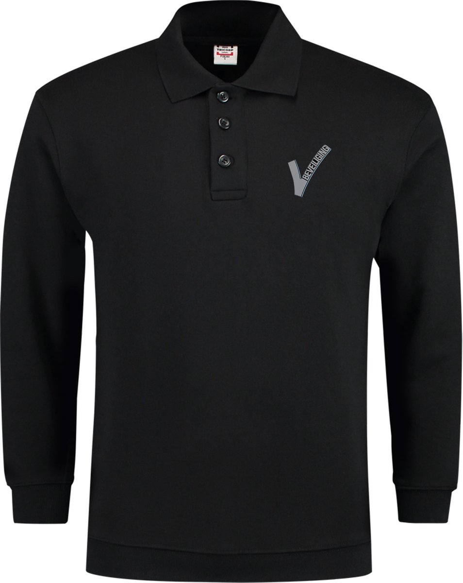 Security / Beveiliging kleding - Tricorp - Sweater Zwart inclusief Borstlogo (V-tje)... | bol.com