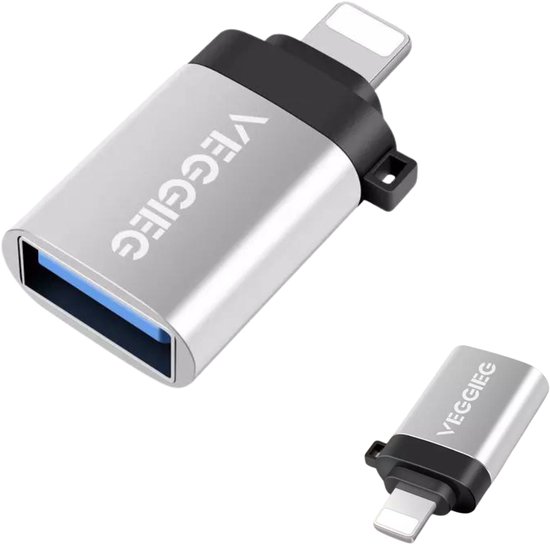 AdroitGoods Lightning Naar USB 3.0 Adapter - 5GB/s - 8 Pins Lightning ...