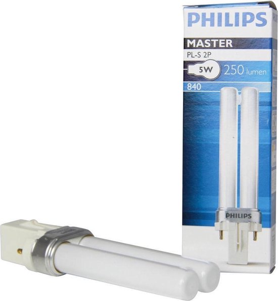 Philips MASTER pl-s 2P 5w/840 2 stuks | bol.com