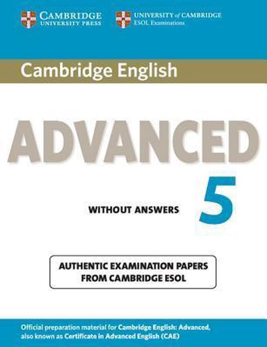 Cambridge English Advanced 5 Student'S Book Without Answers ...