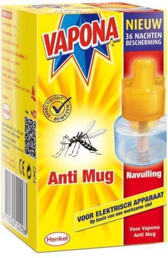 VAPONA Anti Mug Stekker navulling | bol.com