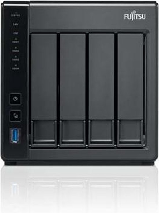 Fujitsu CELVIN NAS QE807 NAS Mini Toren Ethernet LAN Zwart | bol.com