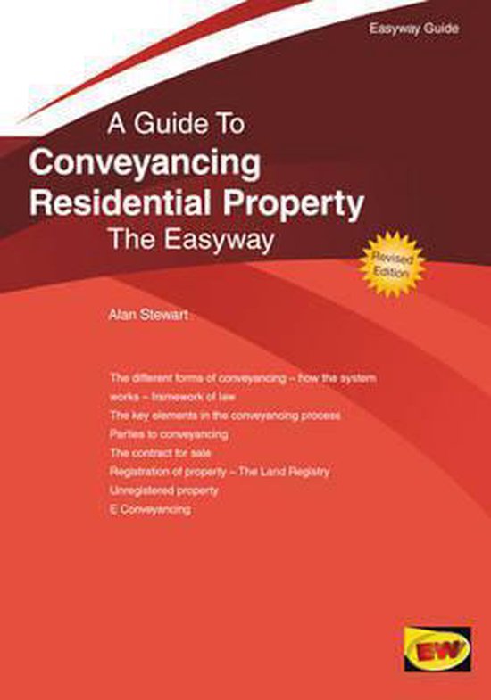 A Guide To Conveyancing Residential Property, Alan Stewart ...