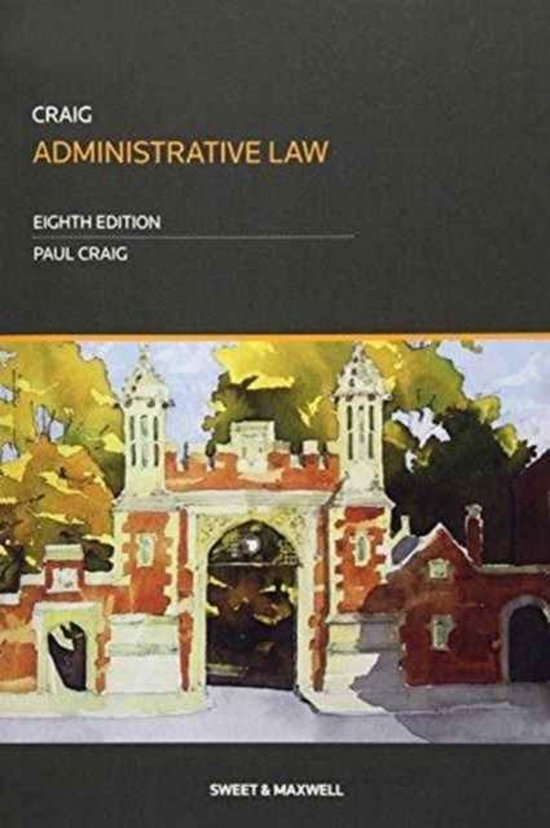 Craig Administrative Law | 9780414055681 | Professor Paul Craig | Boeken | bol