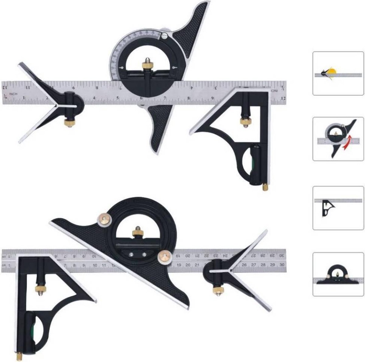 Combihaak - Combinatiehaak - Zwaaihaak - Winkelhaak - Hoekmeter ...