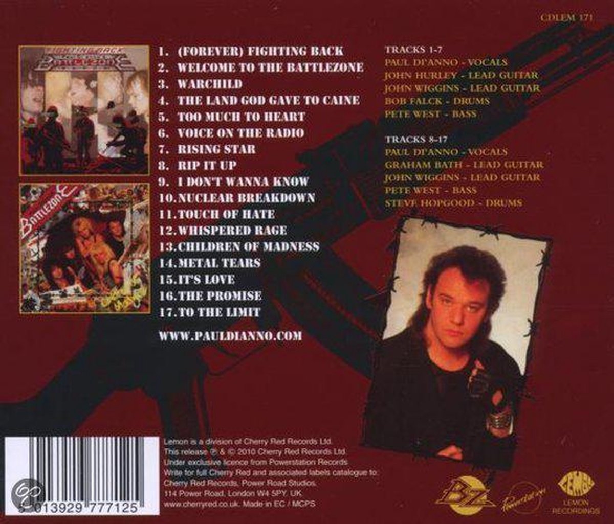 Fighting Back/Children Of Madness, Paul Di'anno's Battlezone | CD ...