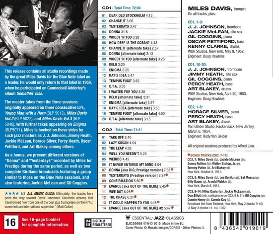 Complete Blue Note Recordings, Miles Davis | CD (album) | Muziek | bol