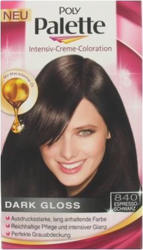 Poly Palette Haarverf 840 Espresso Zwart | bol.com
