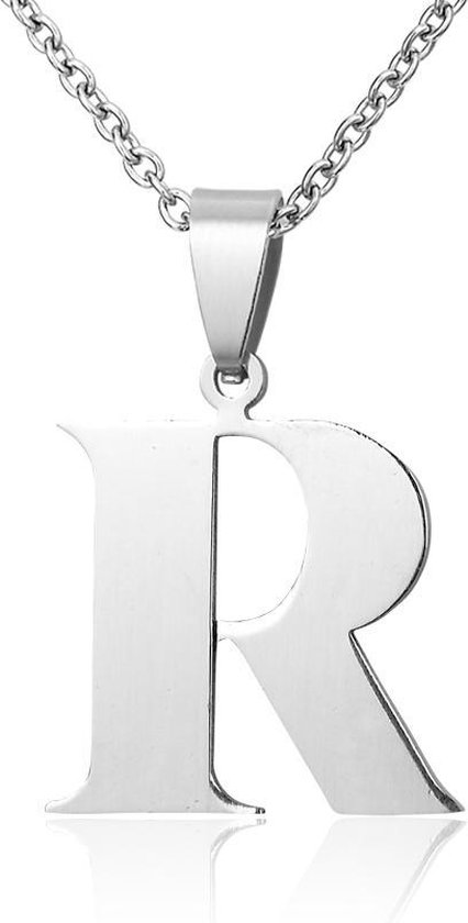 Montebello Ketting Letter R - 316L Staal - Alfabet - 18x30mm - 50cm | bol