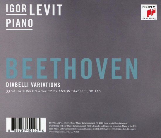 Diabelli Variations, Beethoven, L. Van | Muziek | bol