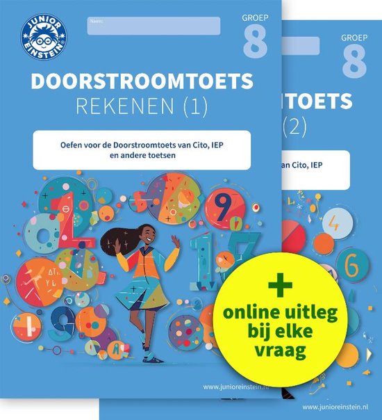 Doorstroomtoets Rekenen 1 en 2 groep 8 | 9789493218604 | Boeken | bol
