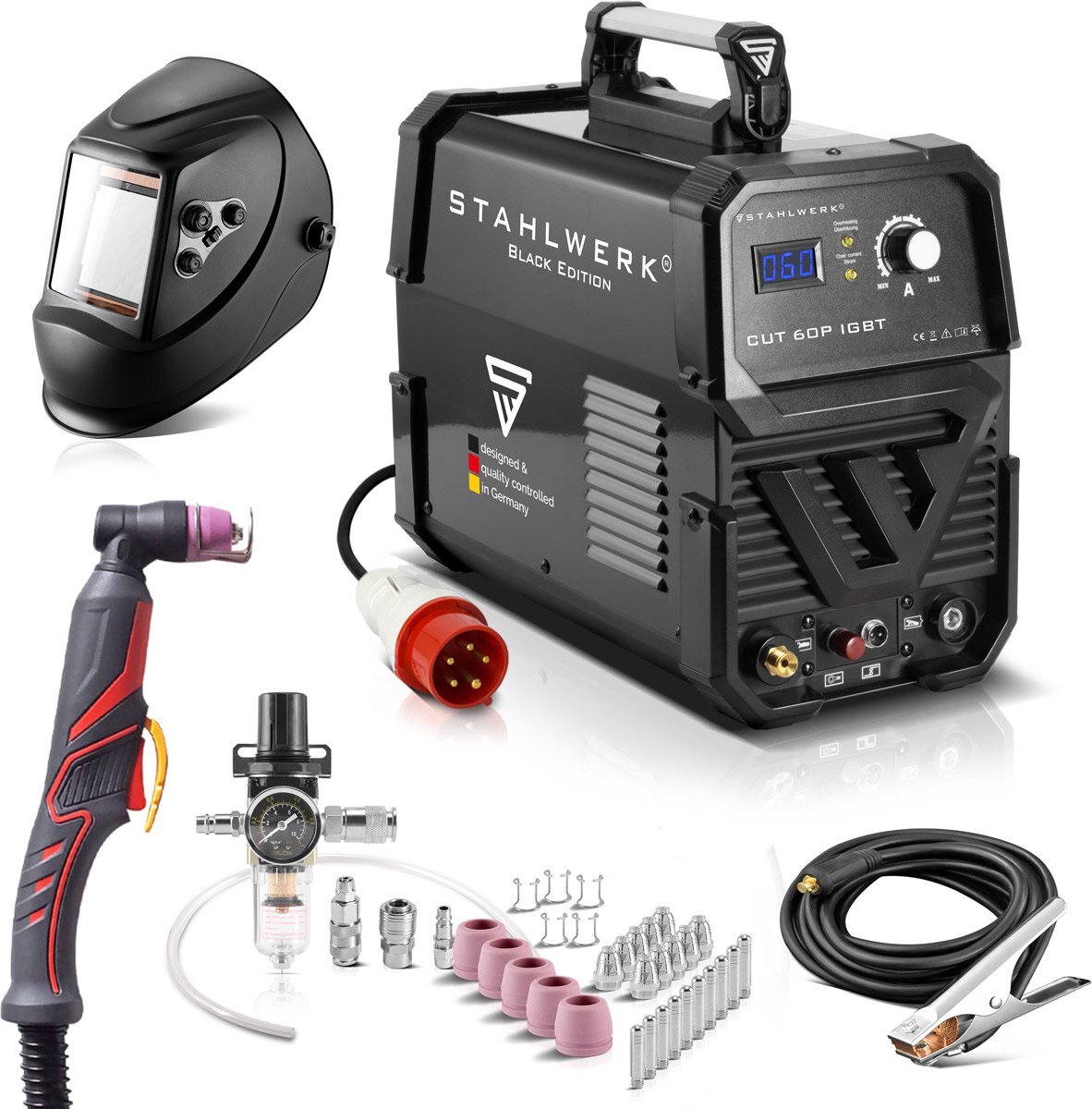 STAHLWERK plasmasnijder CUT 60 Pilot IGBT - volledig uitgerust ...