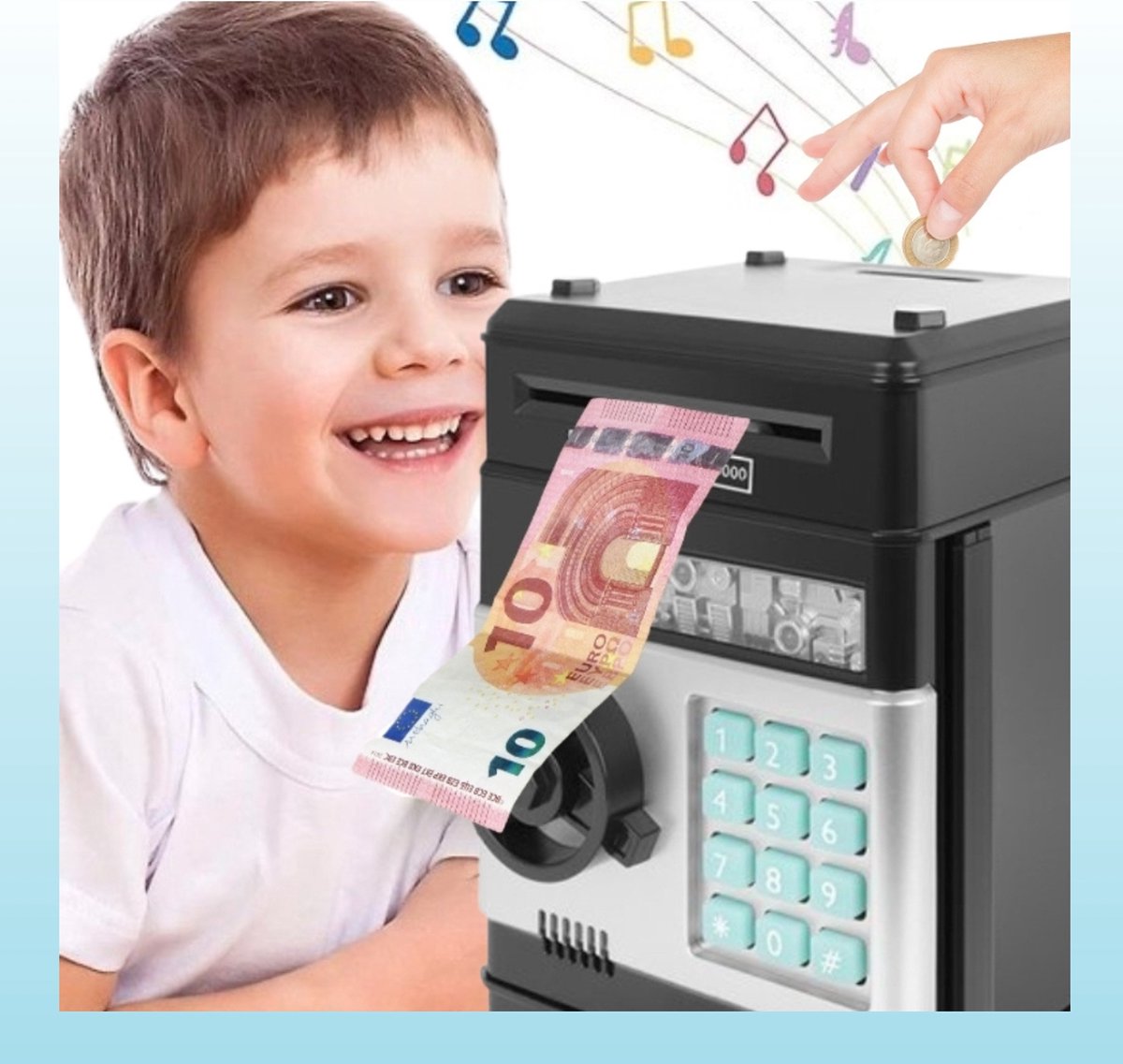 Bouchelle® Spaarpot voor Jongen en Meisje - Kluis Spaarpot voor Kind ...