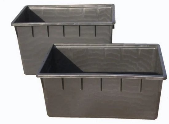 Watervat Rechthoekig 90 Liter Zwart - Water tank - Opvangbak - Compact ...