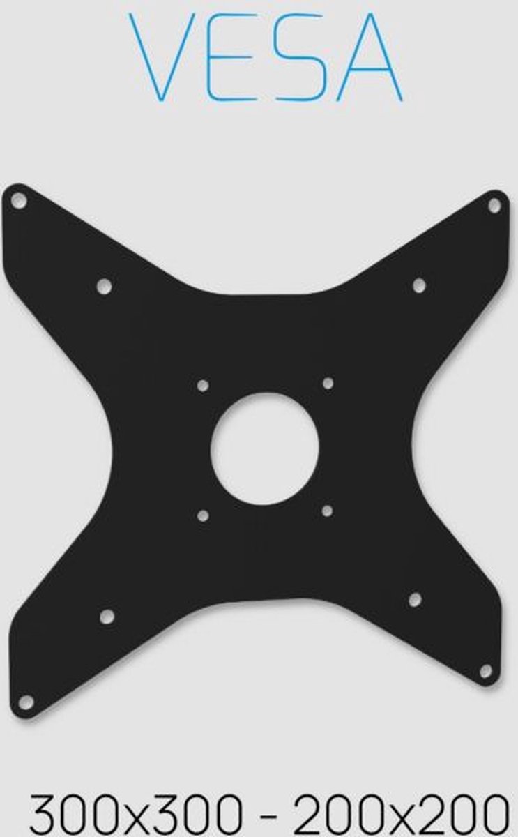 Cavus TV Vloerstatief ELLIPS - zwart - hoogte 100cm - VESA 300x300 ...