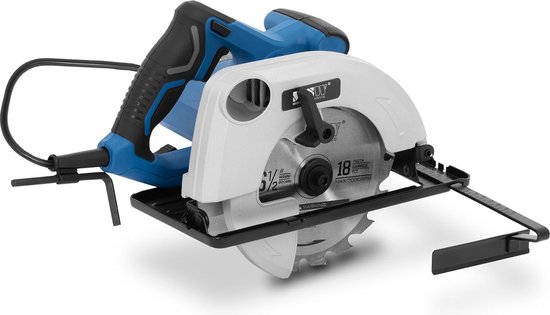 MSW - Handcirkelzaag - 1300 W - 6000 tpm - Ø 165 mm - 0 - 45° | bol