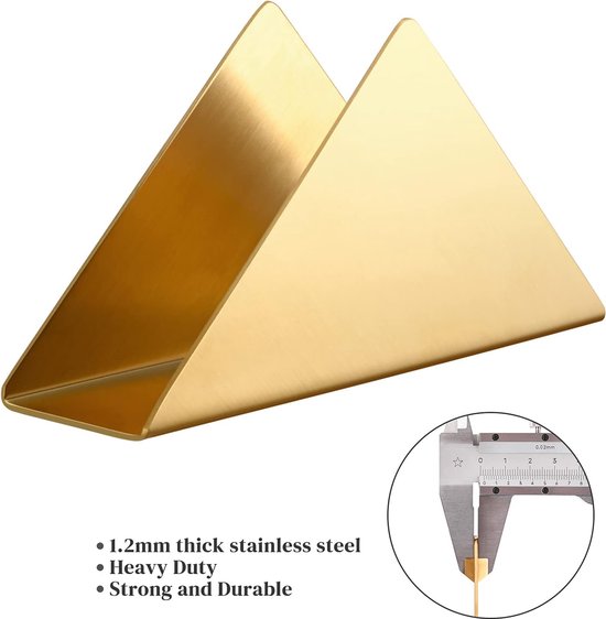 RVS Servethouder Driehoek Servetdispenser Metalen Servet Opbergdoos 1 ...