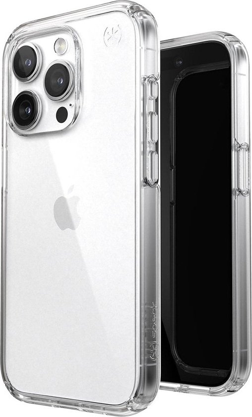 Speck Presidio Perfect Clear Apple iPhone 15 Pro Clear - with Microban ...