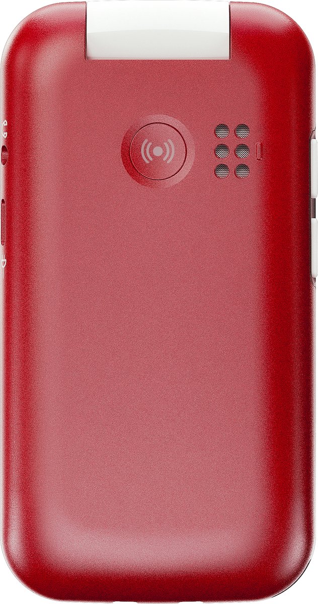 Doro 2820 - Eenvoudige Senioren Klaptelefoon - 4G - Rood/Wit | bol